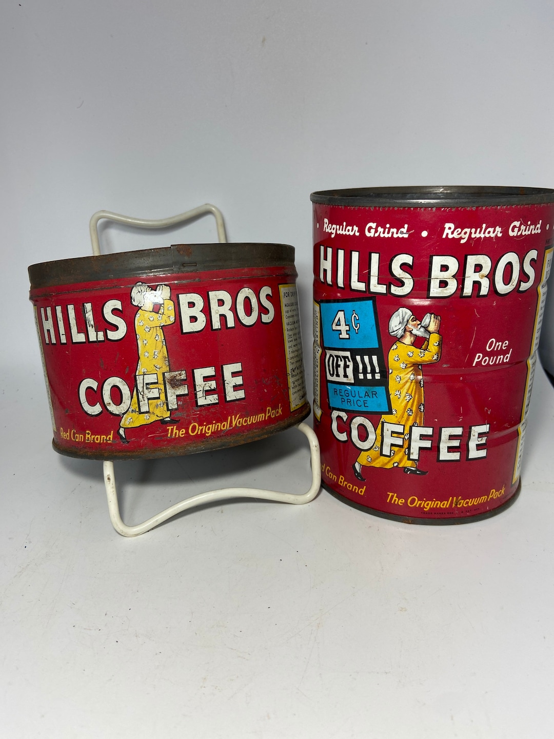 Hills Brothers Coffee,vintage Coffee Tins, Coffee Bar,coffee Collector ...