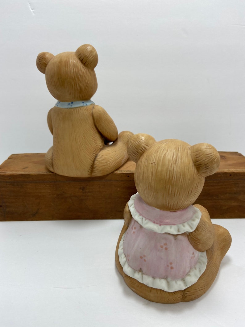 1980s Home Interiors Country Bear Pair | Etsy
