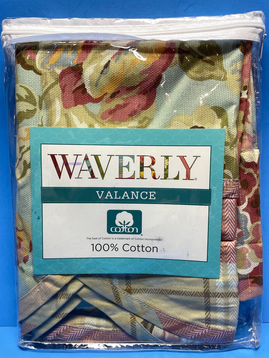 Waverly Spring Bling Roses Floral Pastel Window Valance Cotton 20"x59 ...