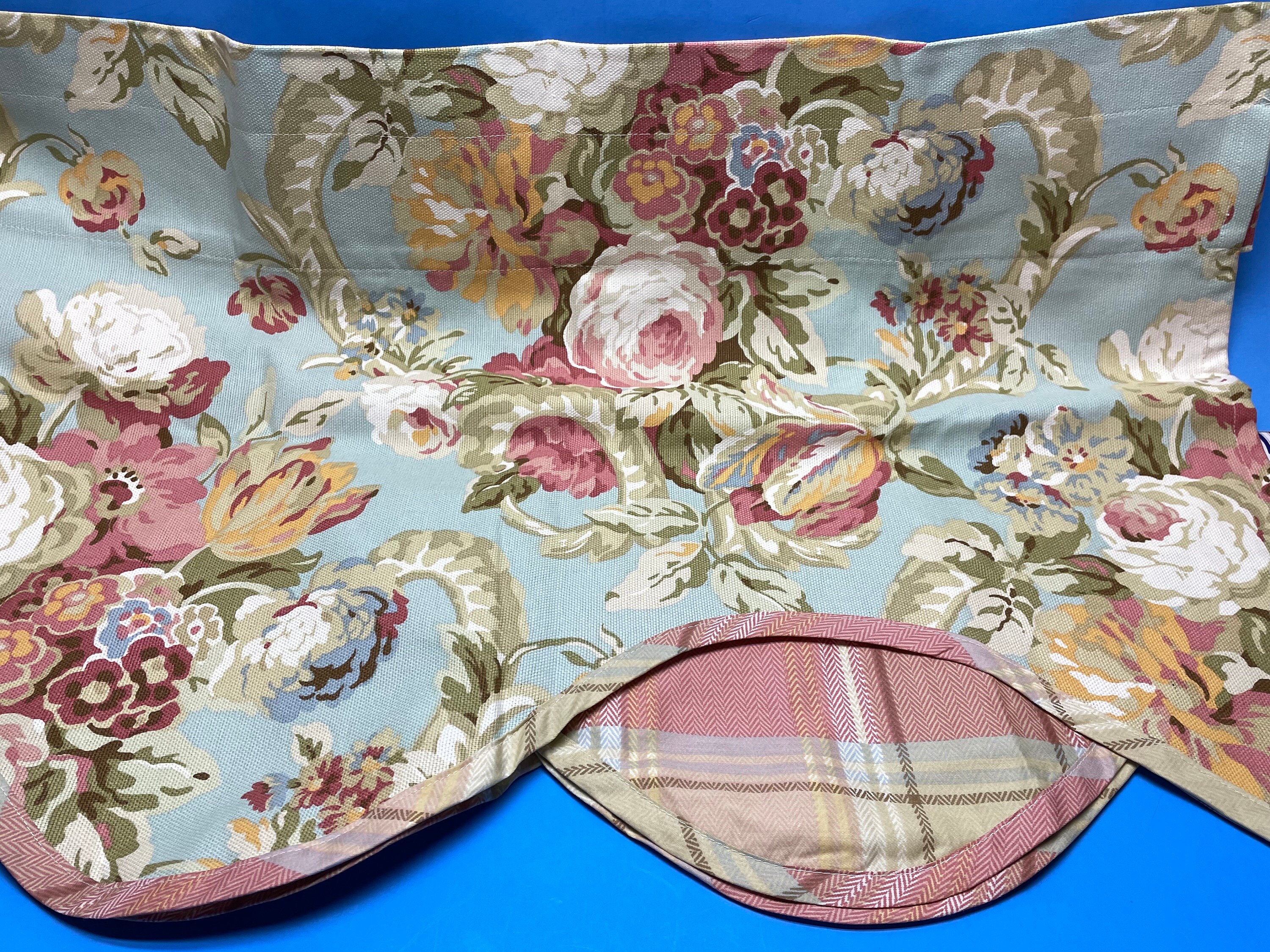 Waverly Spring Bling Roses Floral Pastel Window Valance Cotton 20x59 - Etsy