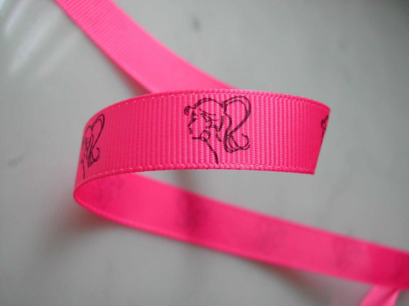 Designer Grosgrain Ribbon Barbie Silhouette 5/8" Wide - Etsy