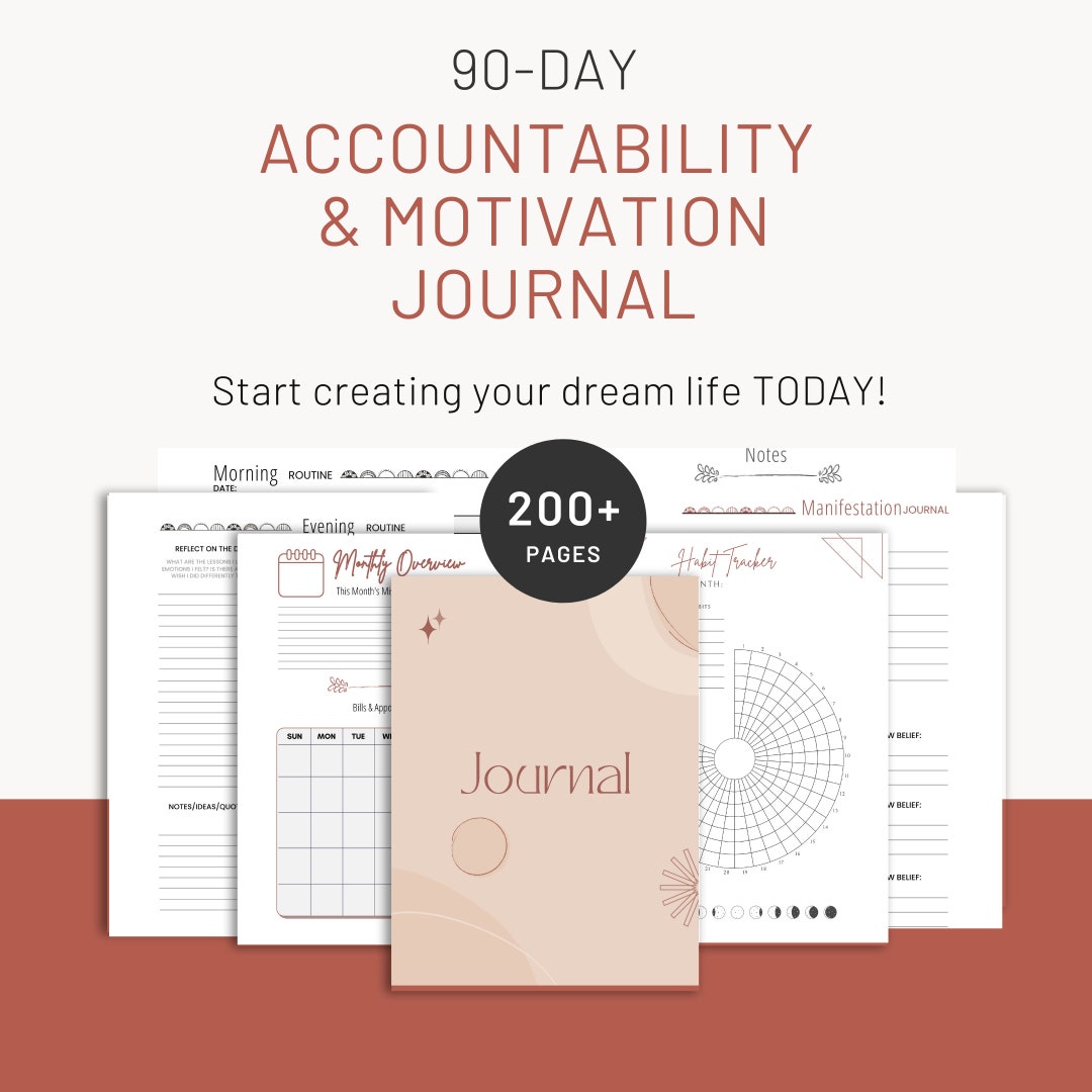 Accountability Planner - Etsy