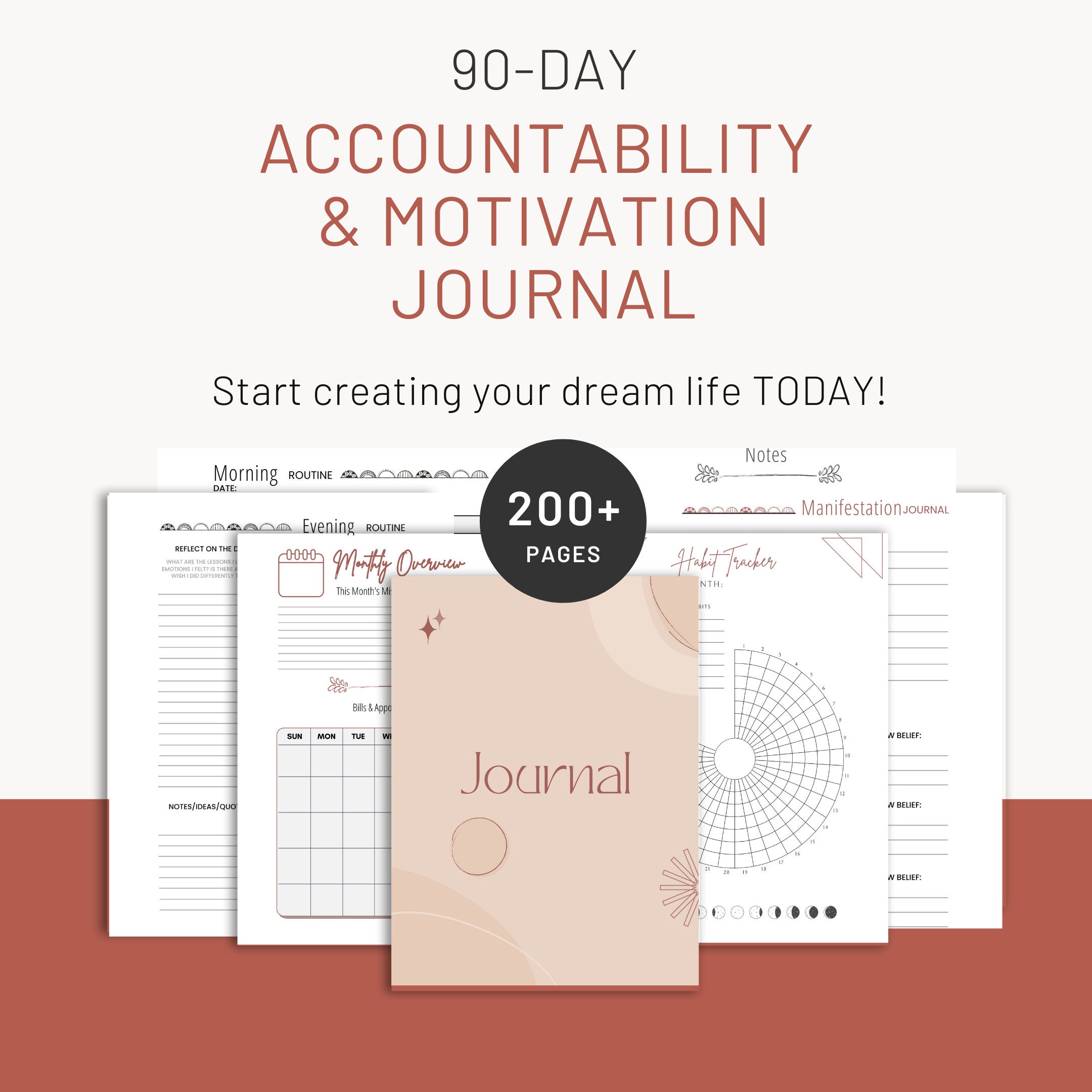 Accountability Planner - Etsy