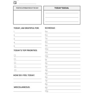 Accountability Planner - Etsy