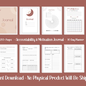 Accountability Planner - Etsy