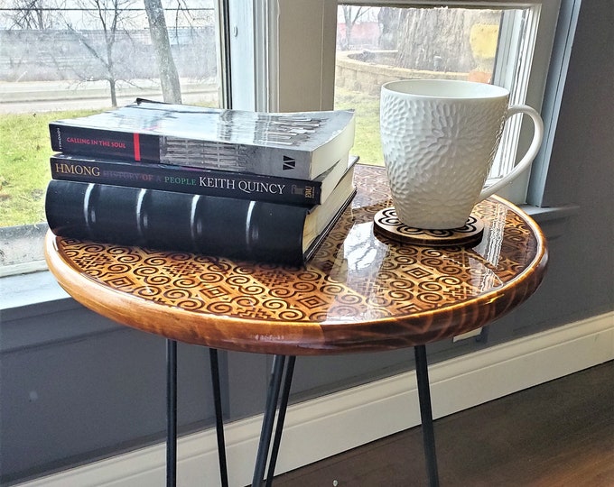 18 Inch Side Table Hmong Design - Etsy