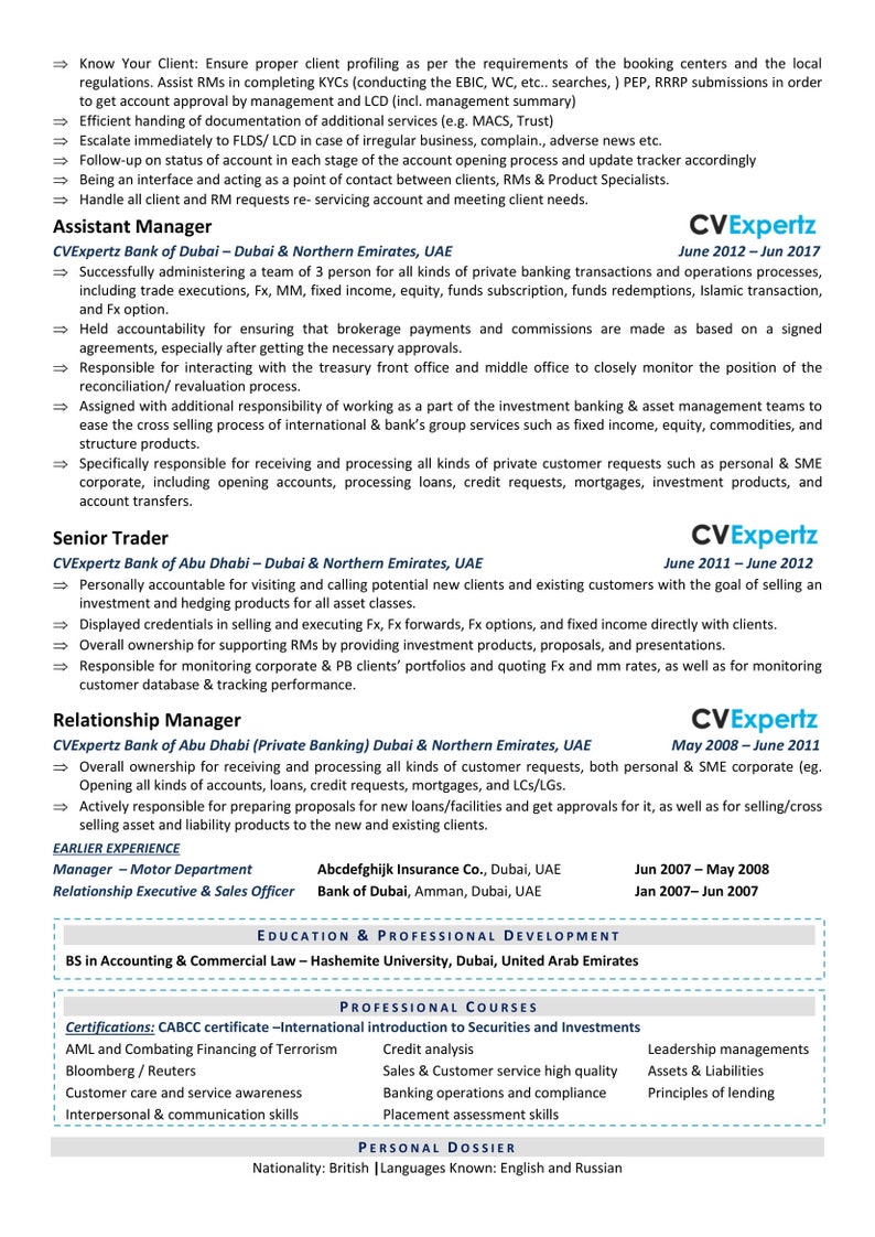 Standard Resume | Professional Resume Template | Modern Resume | CV ...