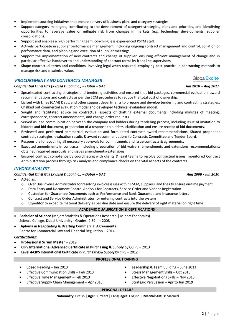 Standard Resume | Professional Resume Template | Modern Resume | CV ...