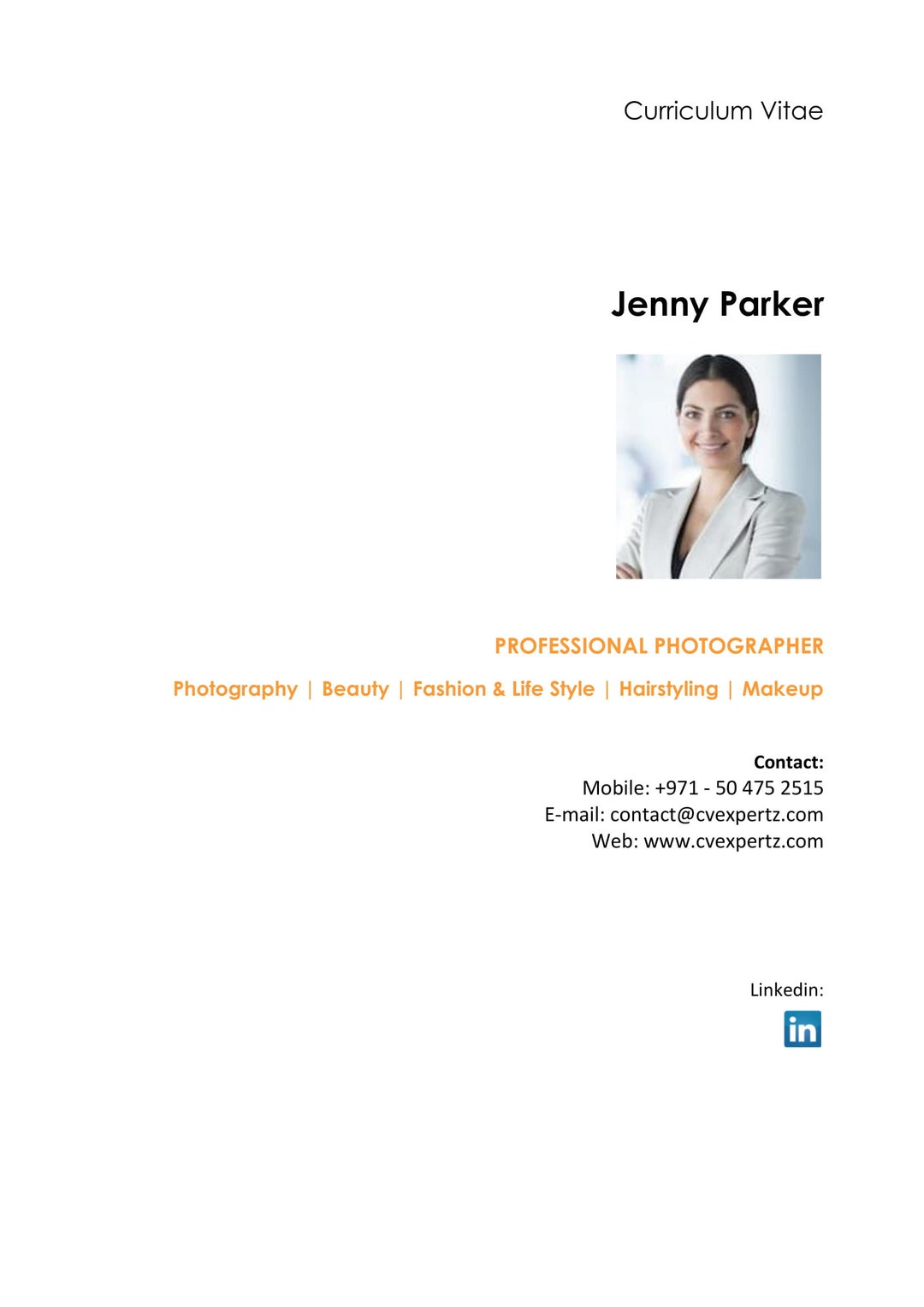 Standard Resume | Professional Resume Template | Modern Resume | CV ...