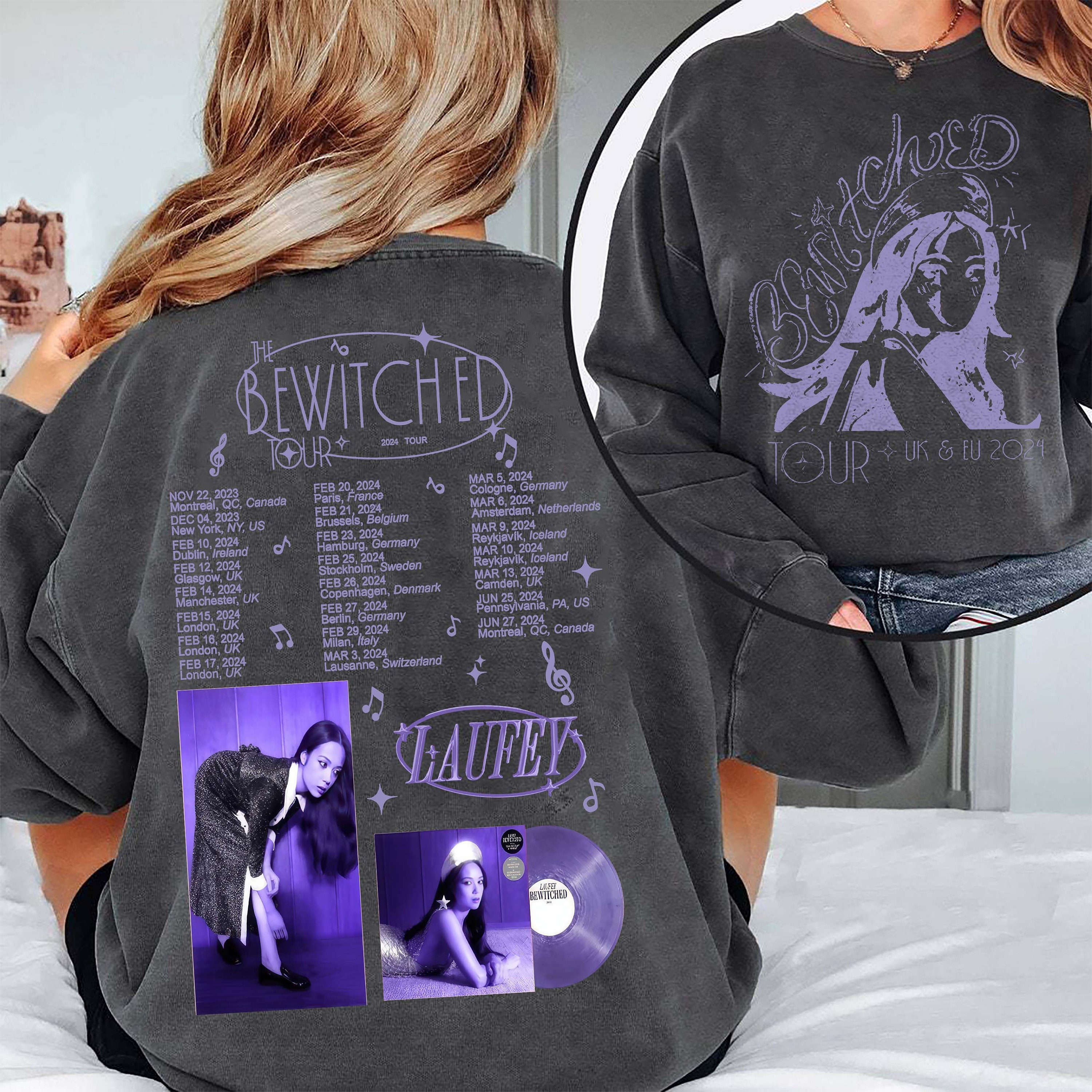 Laufey Tour 2024 PNG , Laufey the Bewitched Tour Png, Laufey Fan Gift ...