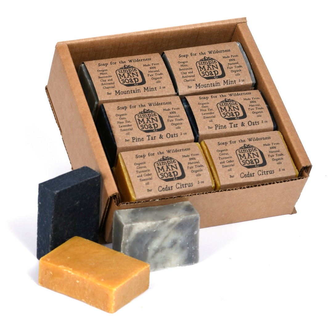 Men's Bar Soap, Pine Tar and Oats, Cedar Citrus, Mountain Mint All ...