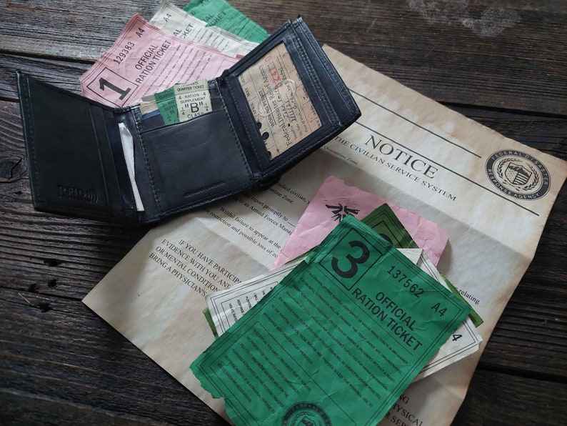 FEDRA Ration Cards | the Last of Us | Cosplay Props - Etsy