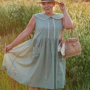 Whimsical Cottage Core Vintage Dress - Boho Womens Clothing. - Etsy