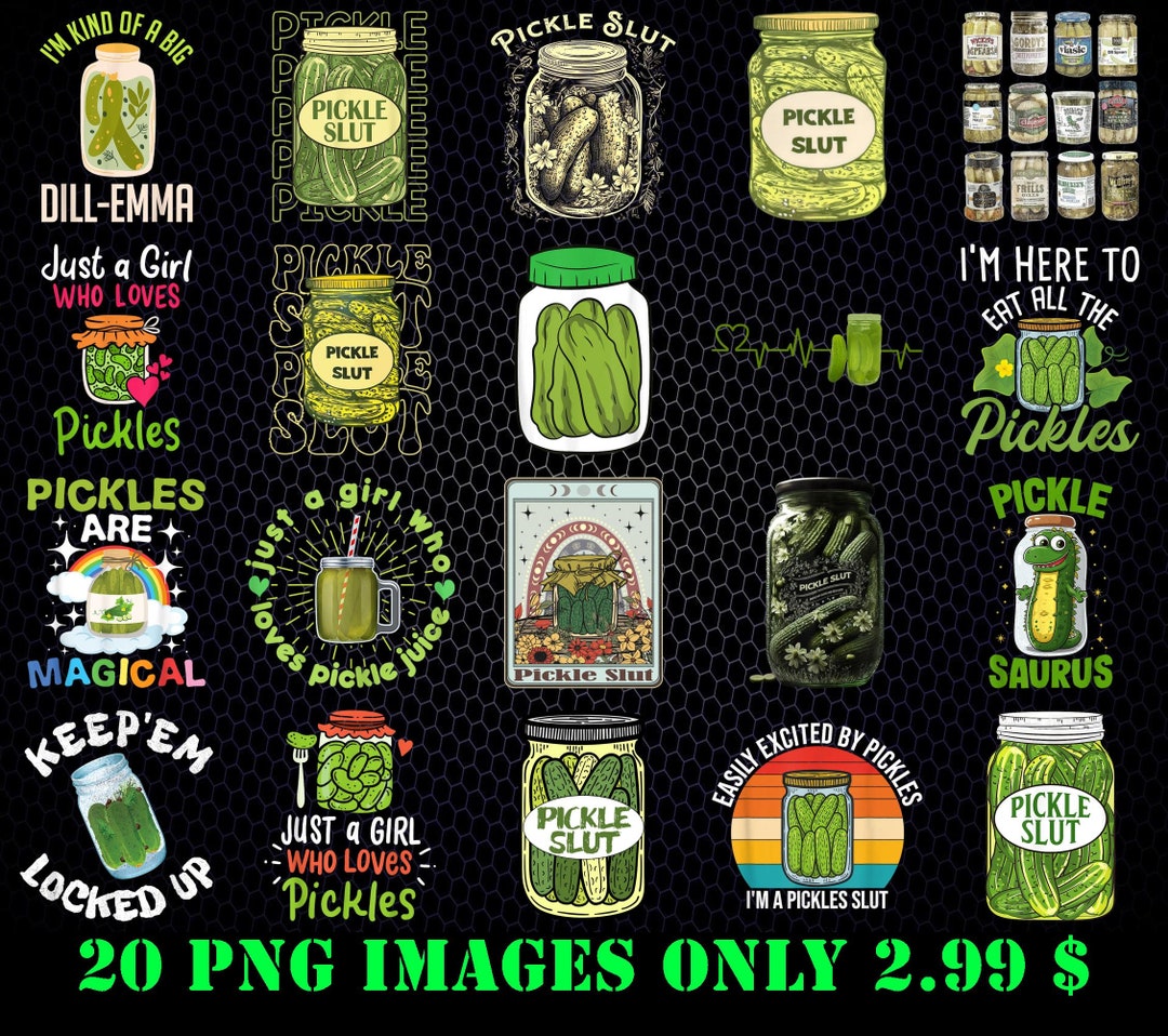 Vintage Pickles Png Bundle Pickle Lover Png Pickle Png - Etsy