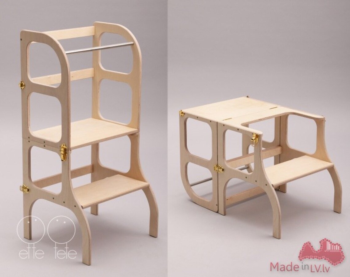 Helper Tower - Table Step'n Sit - Etsy