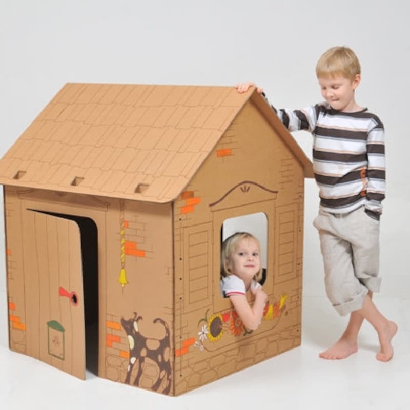 Cardboard House - Etsy