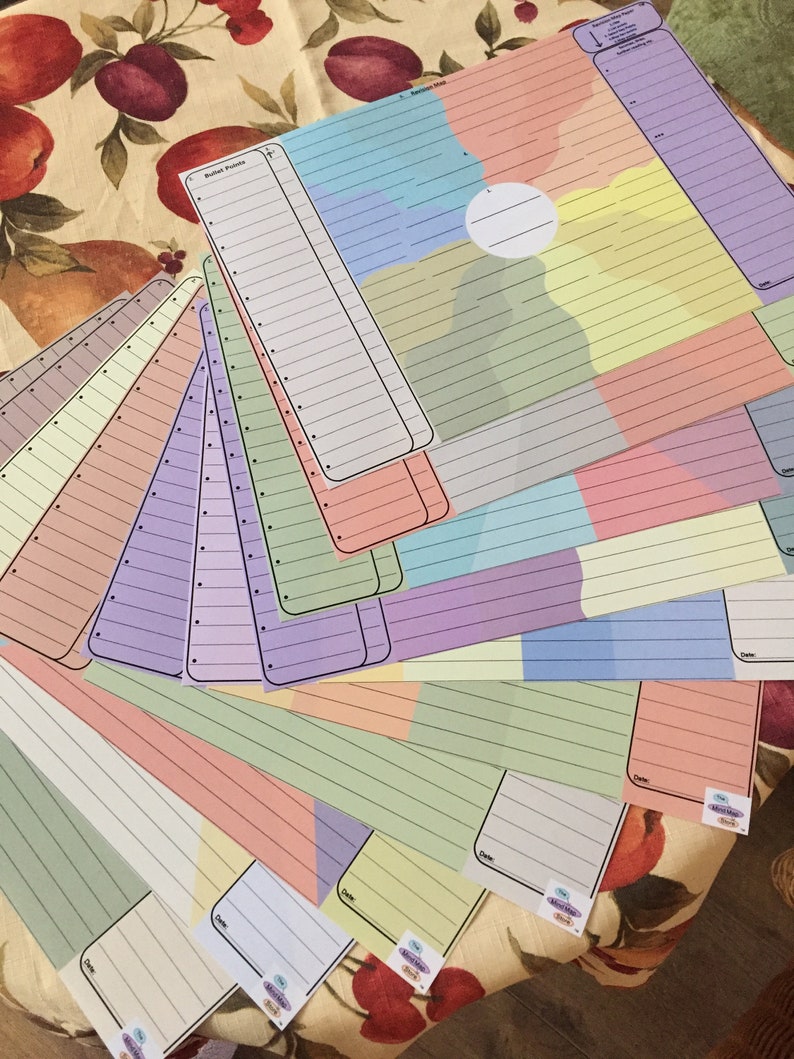 Revision Note Diagram Paper - Etsy UK