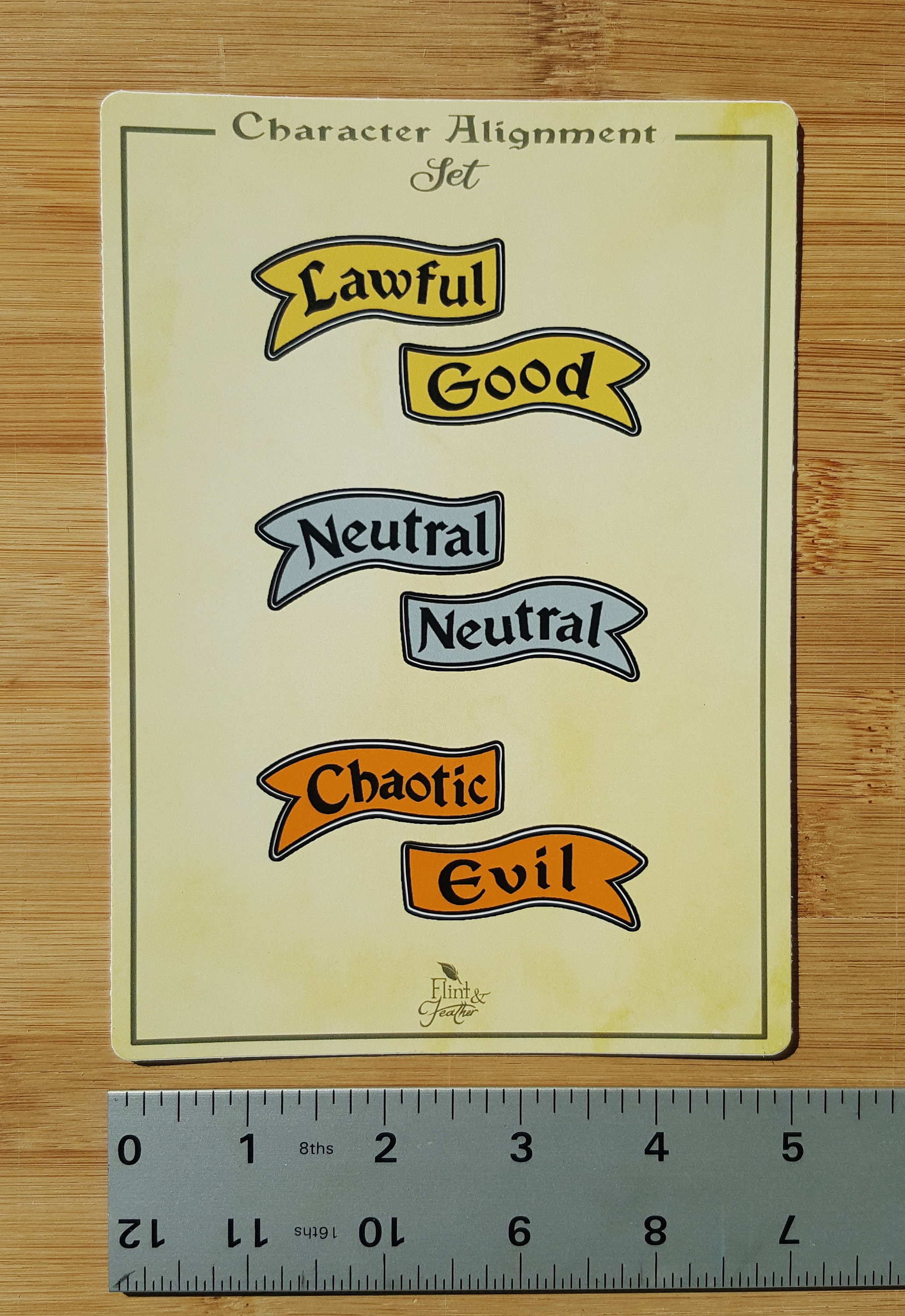 Character Alignment Sticker Sheet | Etsy