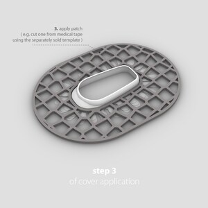 Flexible Dexcom G6 Cover - Holds and Protects Sensor and Patch ( Over ...