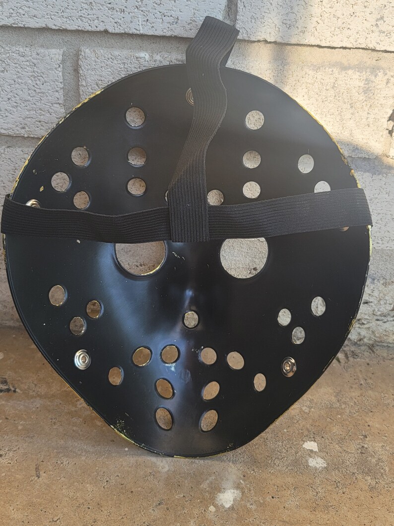 Horror Friday the 13th Jason Voorhees Hockey Mask Gold - Etsy