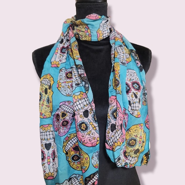 Skull Scarf - Etsy