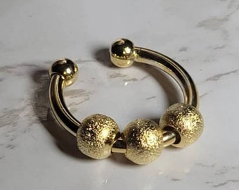 Spinning Ball Ring - Etsy