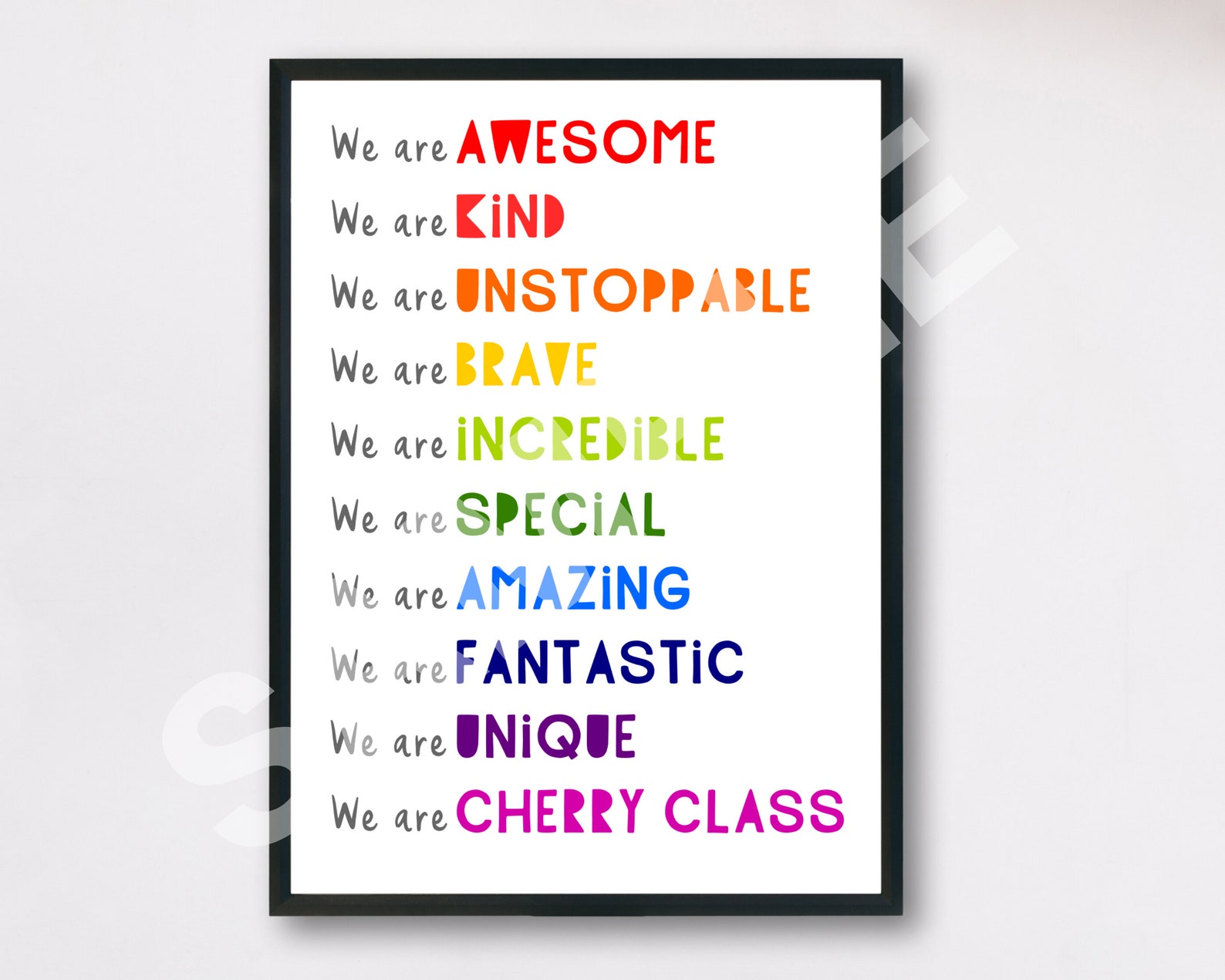 Classroom Affirmations Poster Daily Affirmations for Kids - Etsy UK