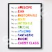 Classroom Affirmations Poster, Daily Affirmations for Kids, PRINTABLE ...
