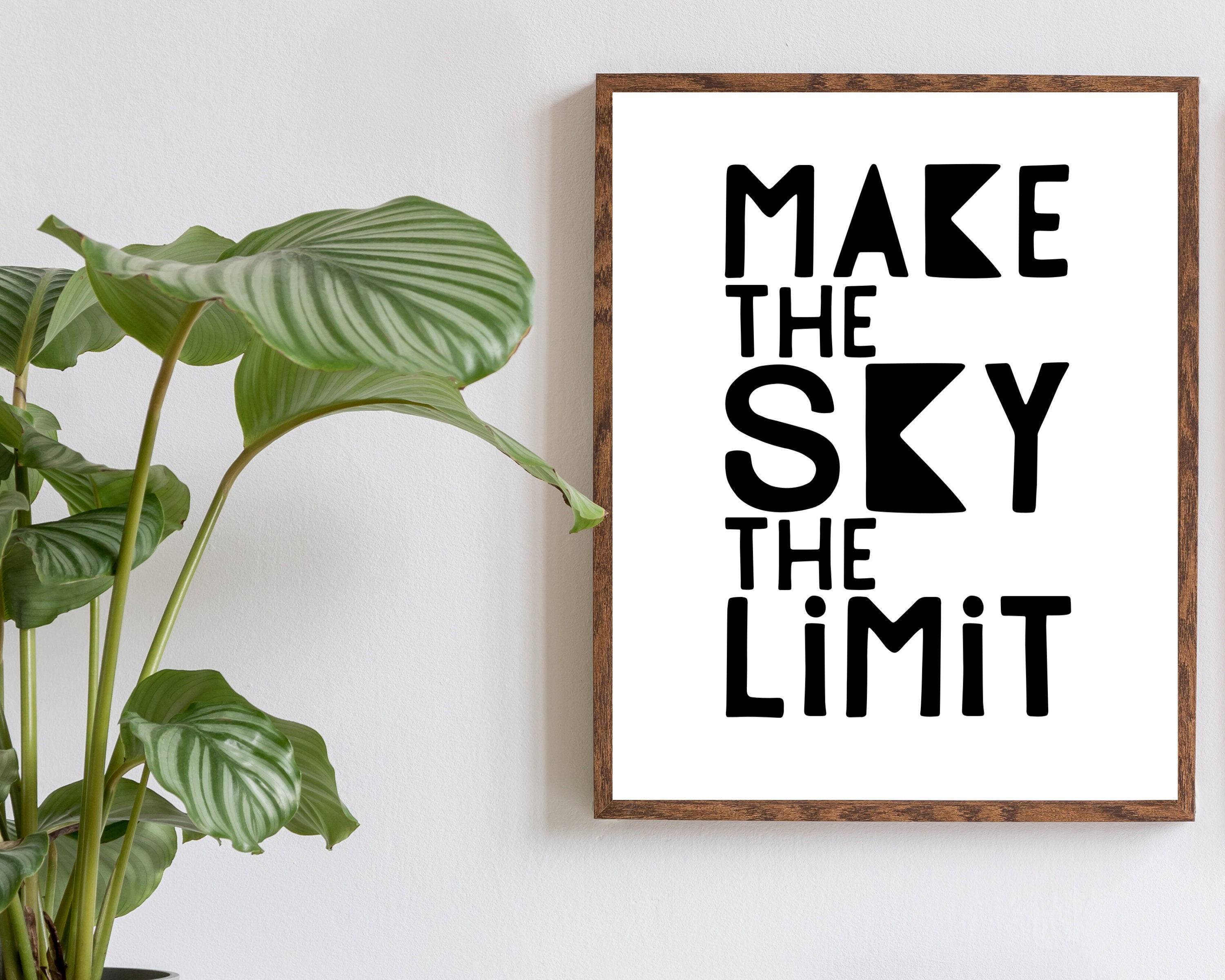 PRINTABLE Monochrome Word Art Poster Teen Boy Gift Teen Room - Etsy