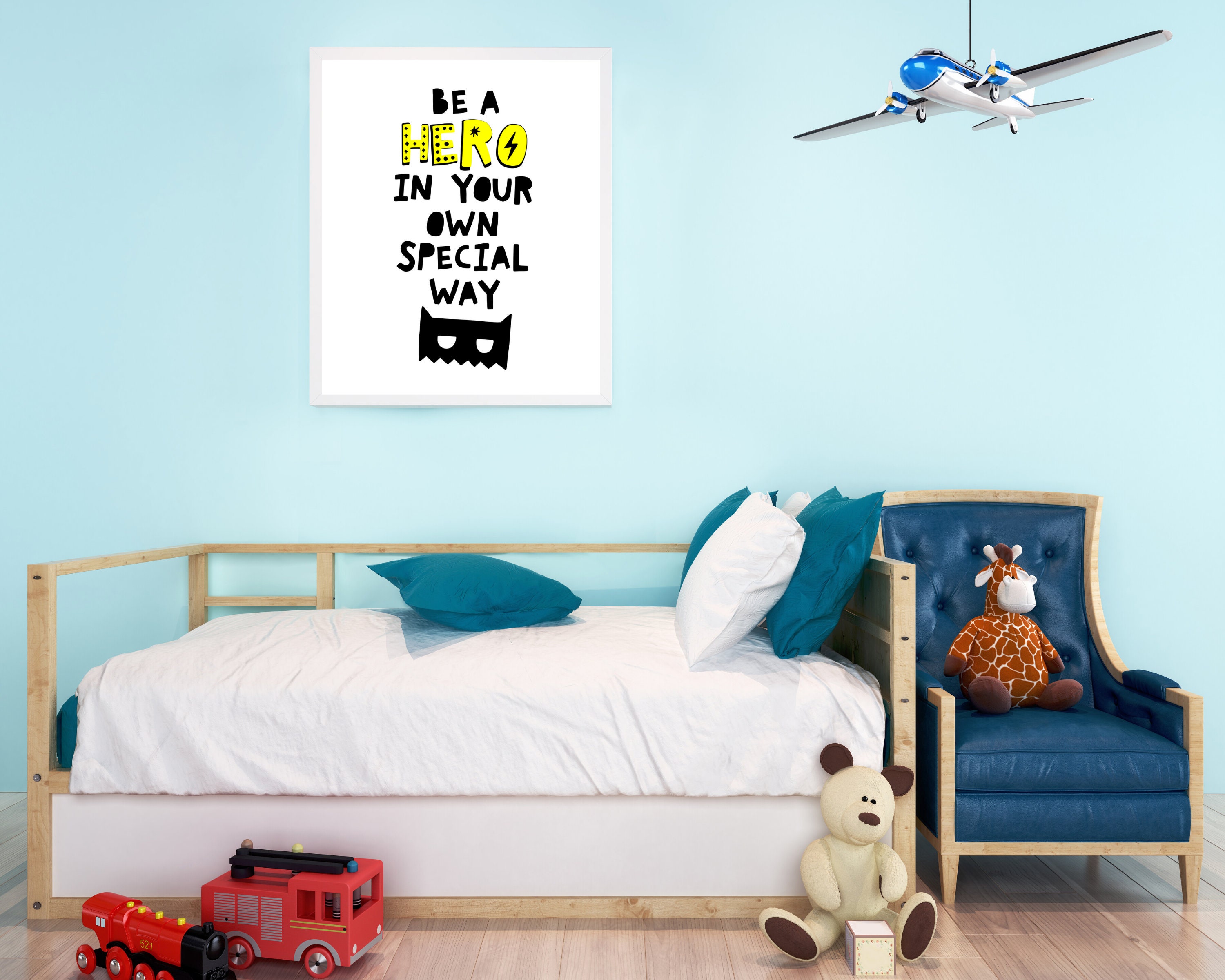 Prints Digital Prints Super Hero Wall Art Motivational Wall Art ...