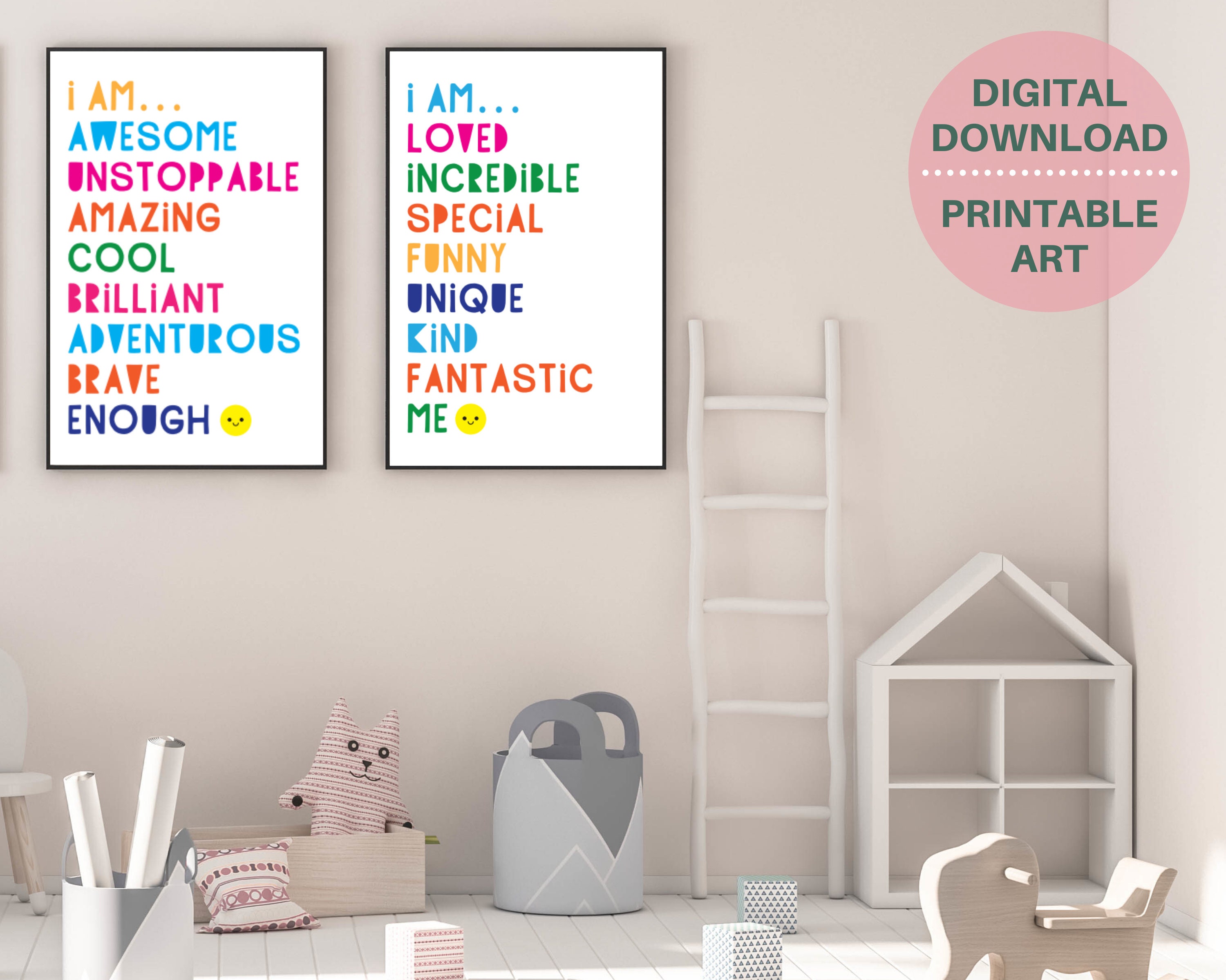 Wall Hangings Wall Décor Rainbow Nursery Wall Art Decor Daily ...