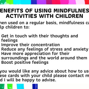 Mindfulness Relaxation Cards: Stress Relief for Teens (digital Download ...