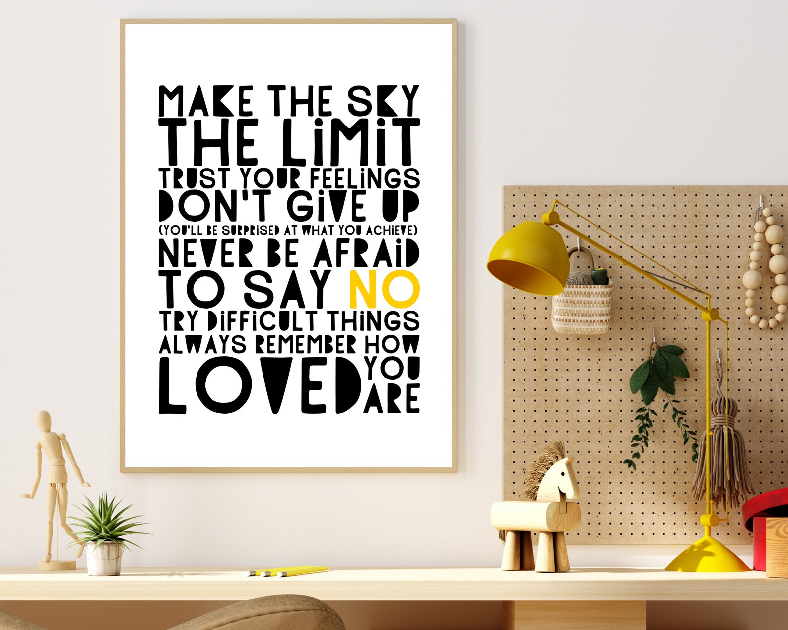 PRINTABLE Positive Word Art Poster Gift for Teen Teen | Etsy