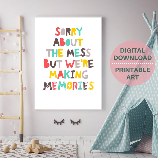 Sorry About the Mess - Etsy