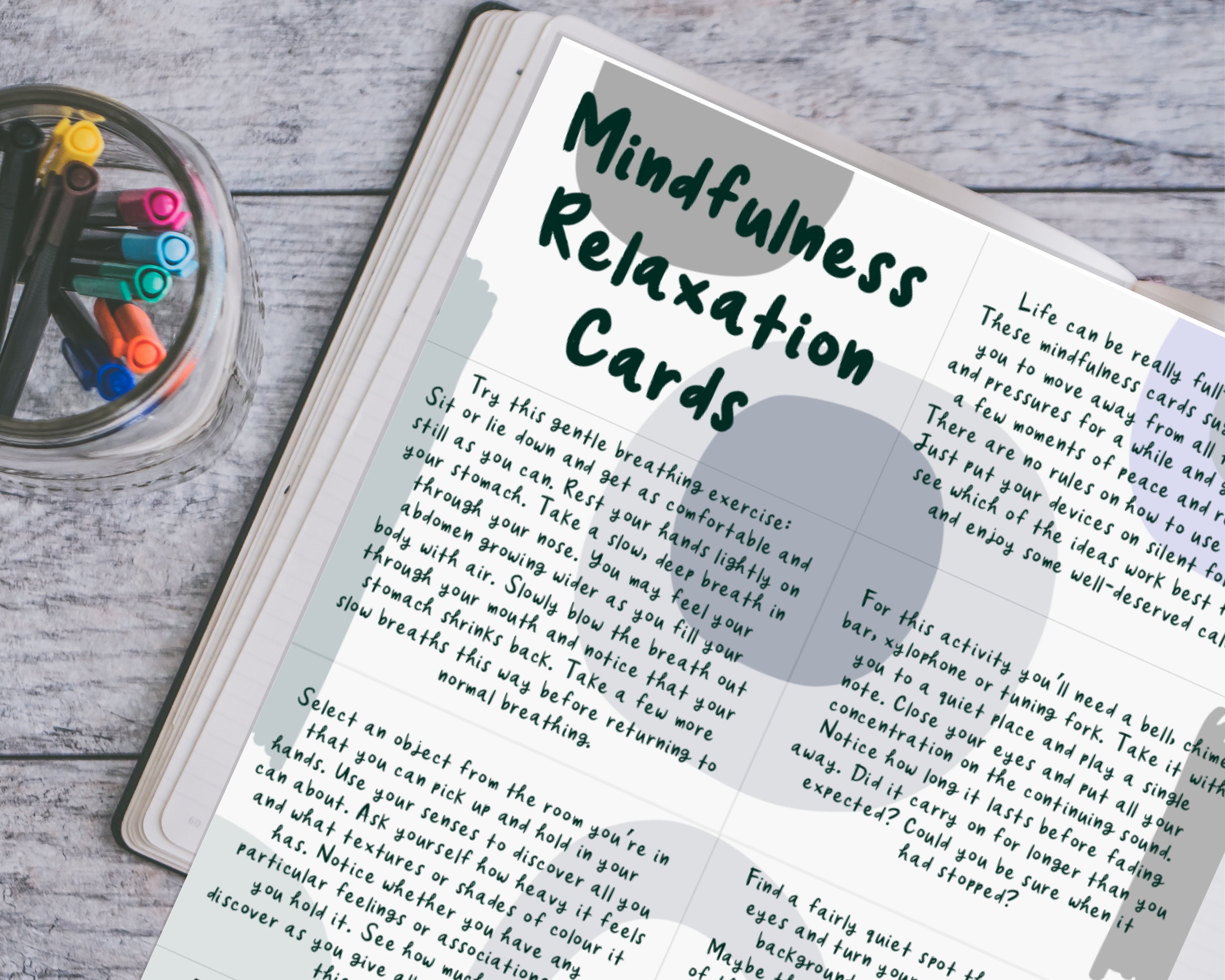 Boys mindfulness cards gift for teen boy stress relief for | Etsy