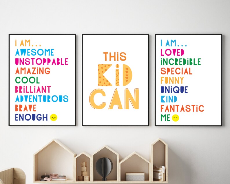 3 Classroom Motivational Quote Digital Poster Prints Kids | Etsy