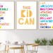 3 Classroom Motivational Quote Digital Poster Prints, Kids Positive ...