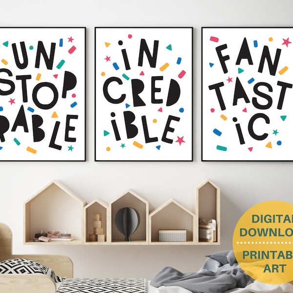 Kids Room Word Art - Etsy