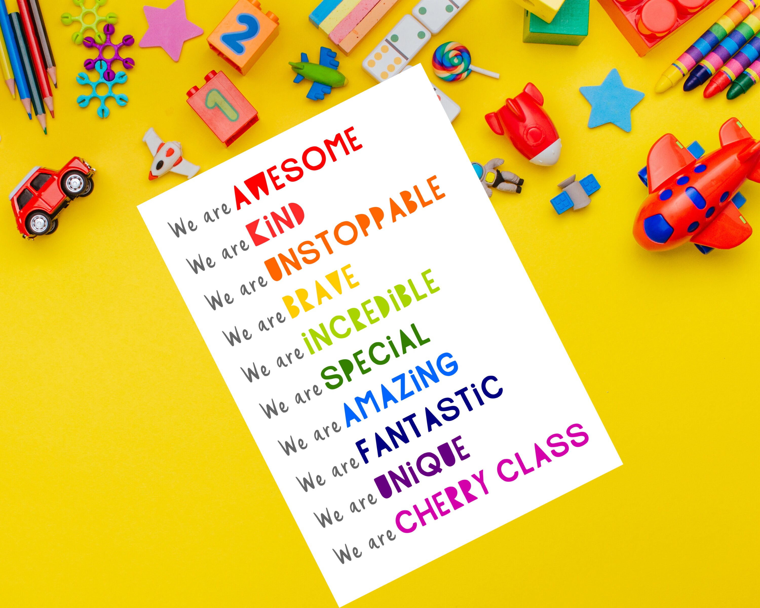 Classroom Affirmations Poster Daily Affirmations for Kids - Etsy UK