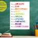 Classroom Affirmations Poster, Daily Affirmations for Kids, PRINTABLE ...