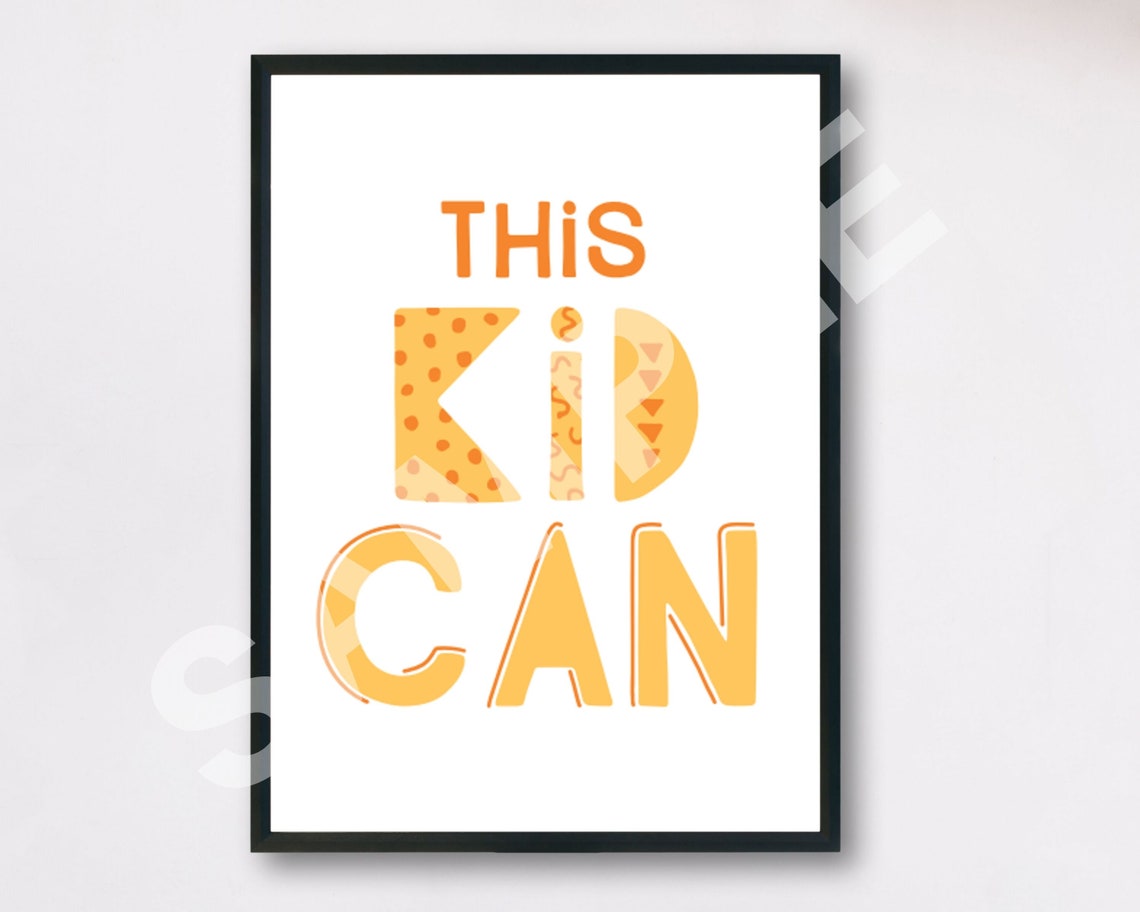 3 classroom motivational quote digital poster prints kids | Etsy