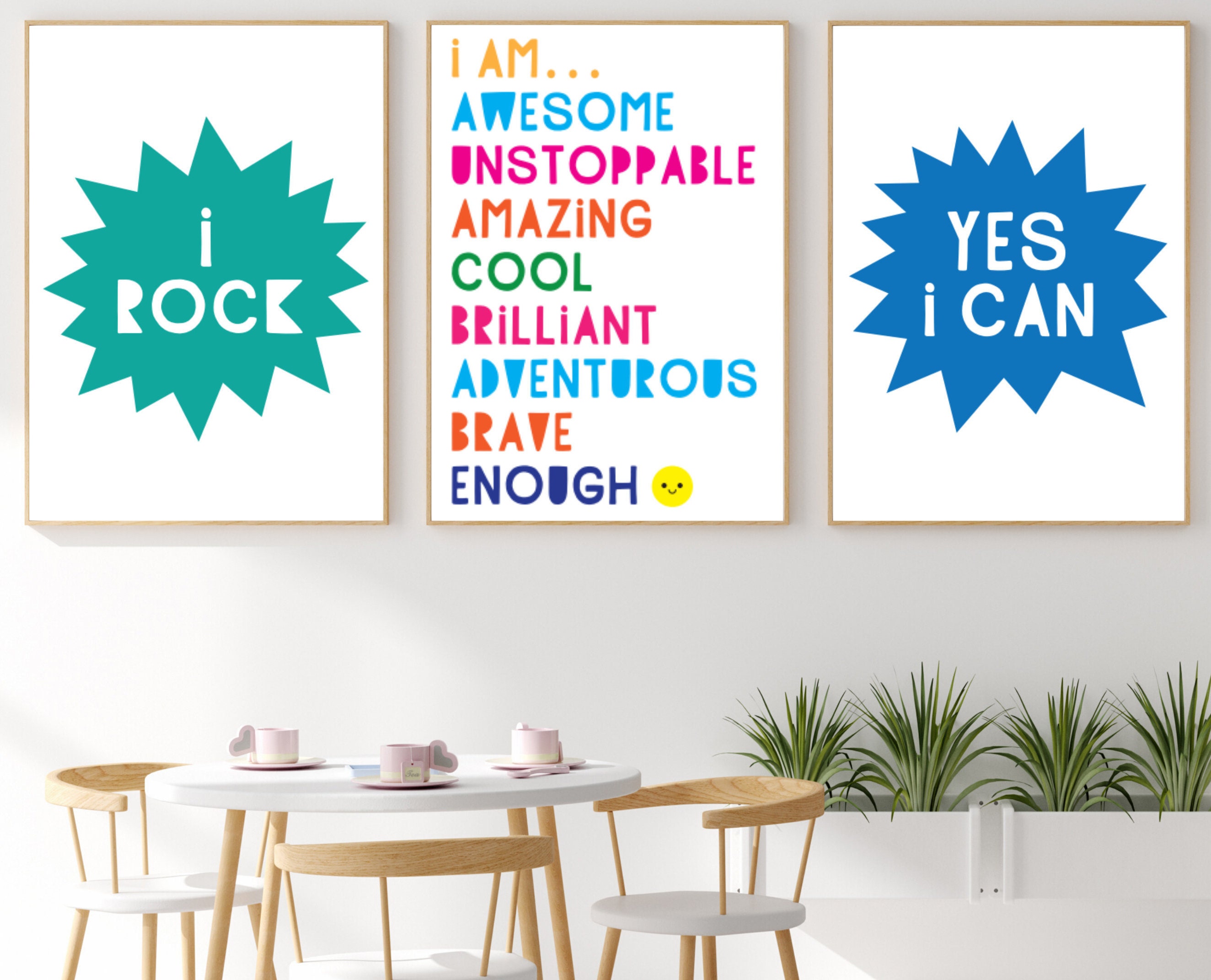 PRINTABLE Homeschool Decor Poster Set Kids Motivational Art - Etsy