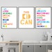 3 Classroom Motivational Quote Digital Poster Prints, Kids Positive ...