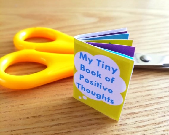 PRINTABLE Kids Positive Thoughts Book Craft Sheet for Kids | Etsy Canada