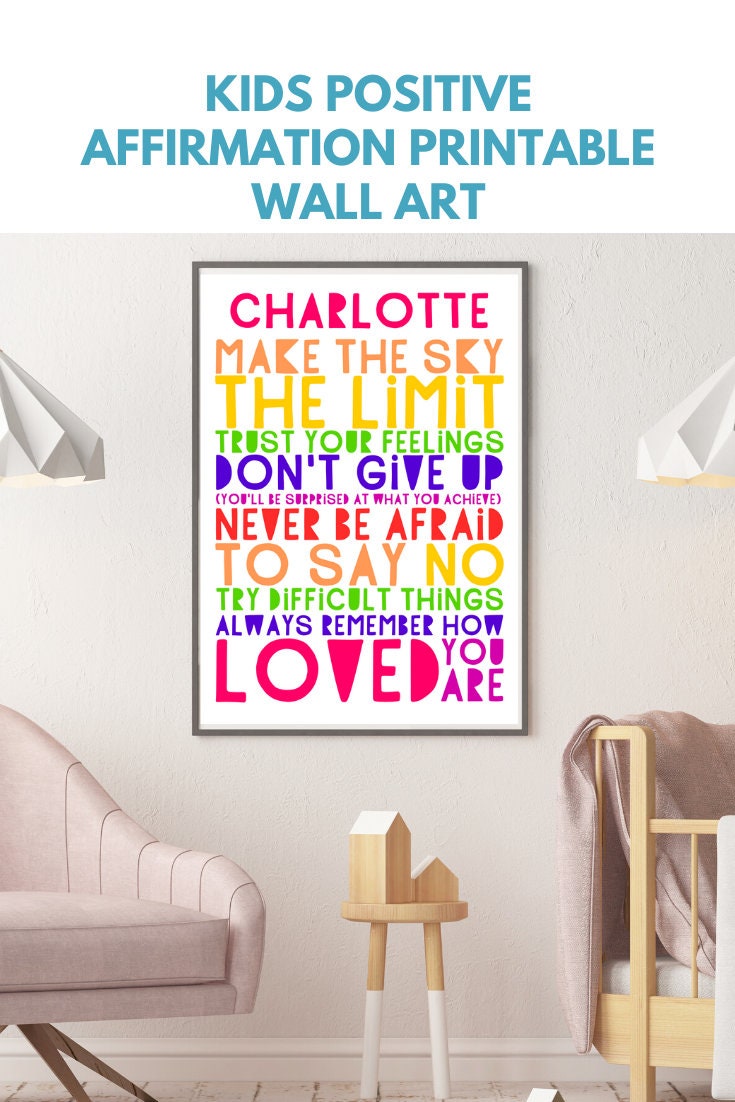 PRINTABLE Don't Give up Personalized Poster, Custom Girls Wall Art ...