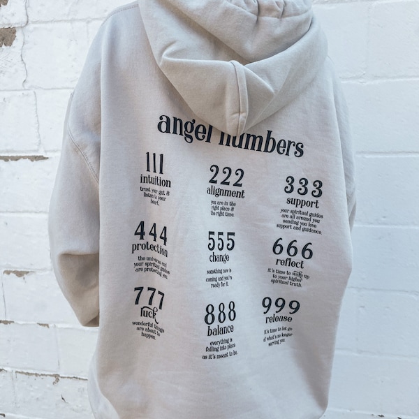 Angel Numbers Clothing - Etsy