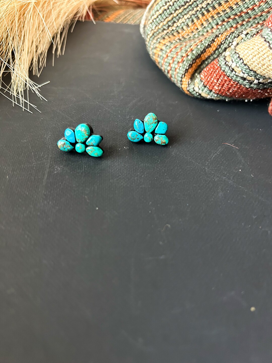 Bisbee Mini Studs, Mini Turquoise Stud Earrings, Turquoise Studs, Western Earrings, Cowgirl ...