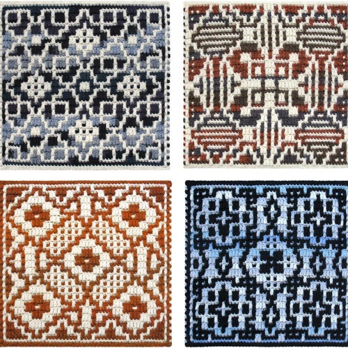 PATTERN Mosaic Crochet Chart Only Arabic Tile Set - Etsy UK