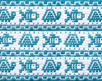 Mosaic Crochet Pattern | Etsy