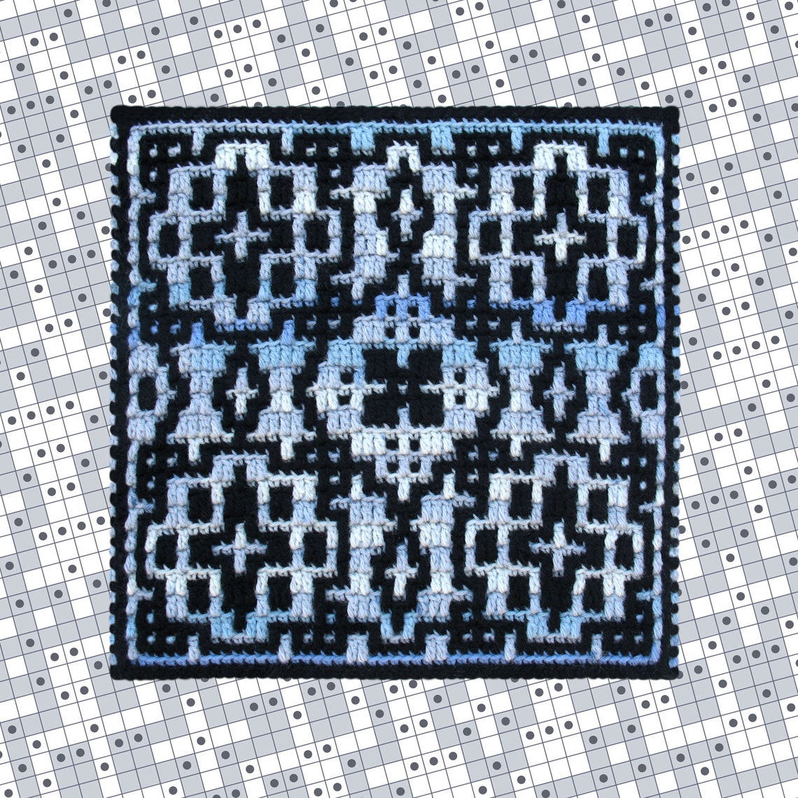 PATTERN Mosaic Crochet Chart Only Arabic Tile Set | Etsy Australia